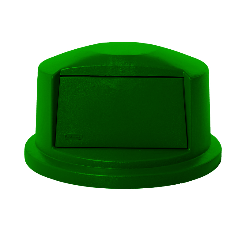 Rubbermaid Commercial Products 1829397 Tapa Domo BRUTE 121 Litros Verde